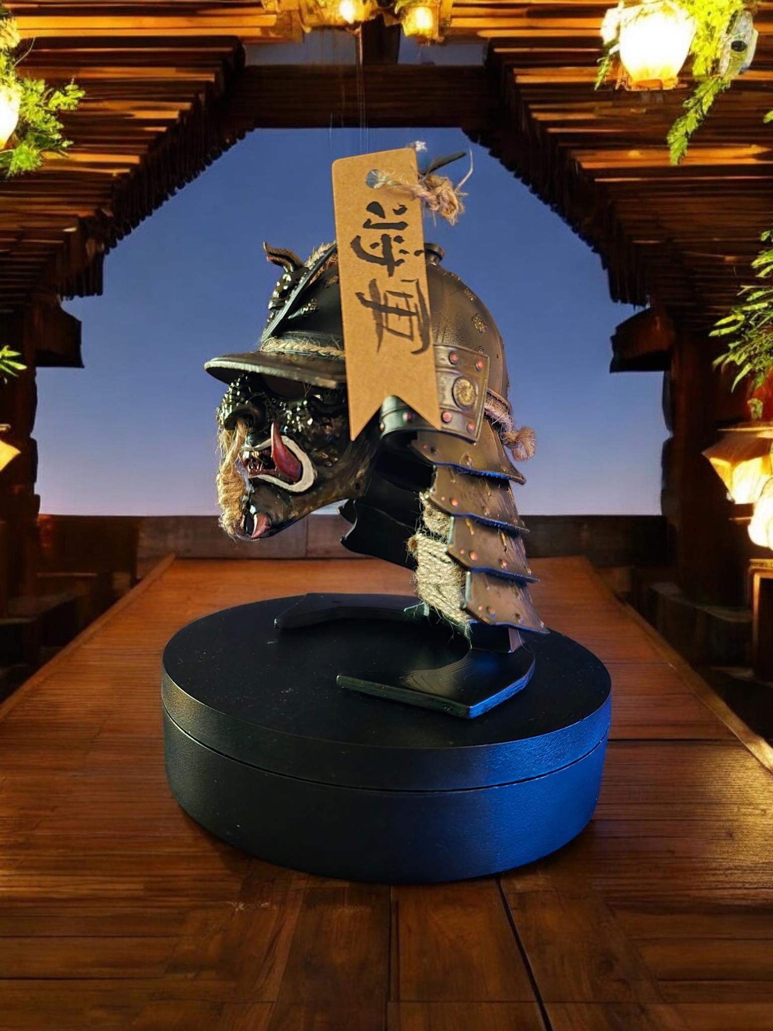 Shogun Mask - Intricate Samurai Armor Replica, Unique Decor - Etsy