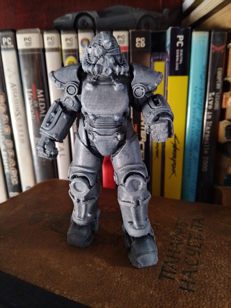 T51 Power Armor Model, Tabletop Figure Gift for Gamers and Fans - Etsy ...