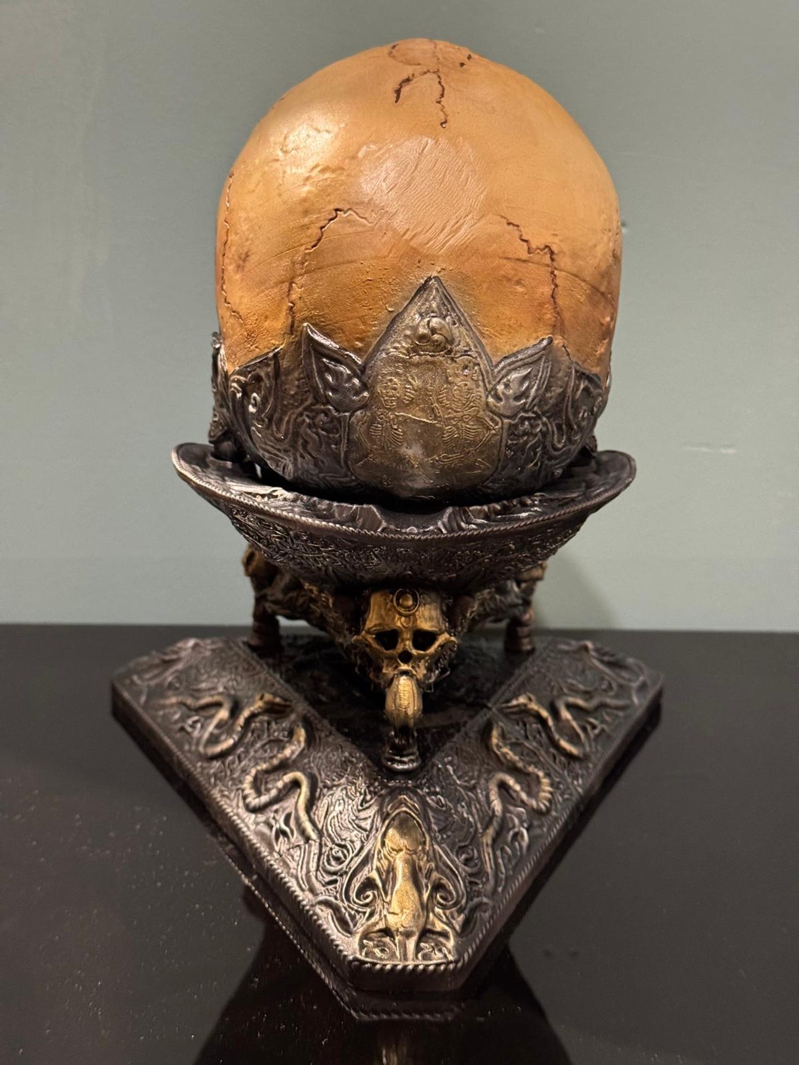 Decorative Kapala Skull Set: 3D Printed Stand and Skull Sculpture - Etsy