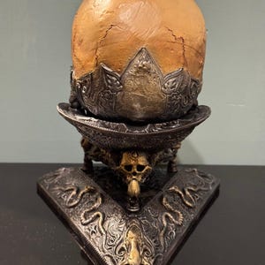 Decorative Kapala Skull Set: 3D Printed Stand and Skull Sculpture - Etsy