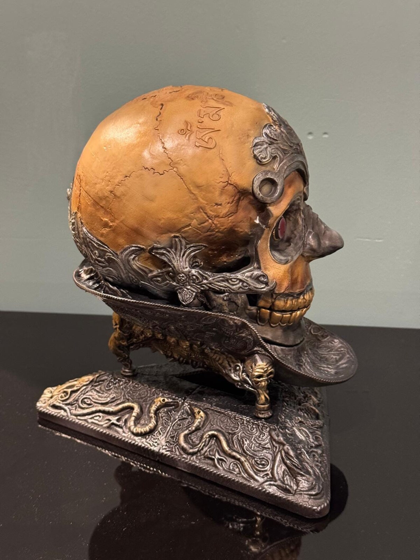 Decorative Kapala Skull Set: 3D Printed Stand and Skull Sculpture - Etsy