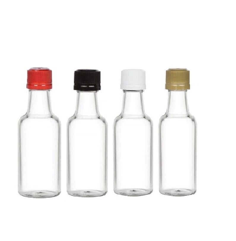 50 Ml Mini Liquor Bottles With Black Tamper Evident Cap Mini - Etsy ...