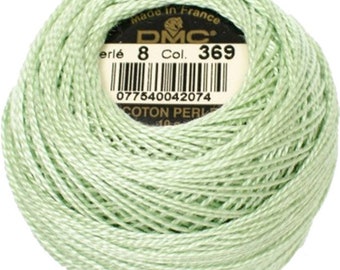 DMC 368 Perle Cotton Thread Size 8 Light Pistachio Green | Etsy
