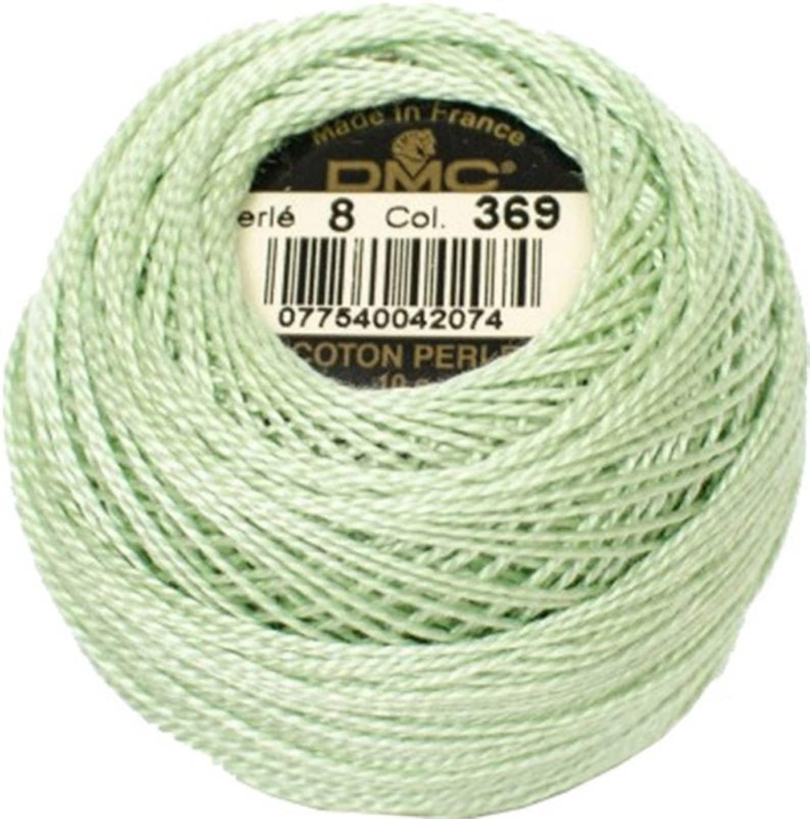 DMC 369 Perle Cotton Thread Size 5 Very Light Pistachio - Etsy