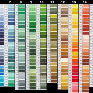 DMC 972 Pearl Cotton Thread | Size 8 | Deep Canary Yellow, Light Orange ...