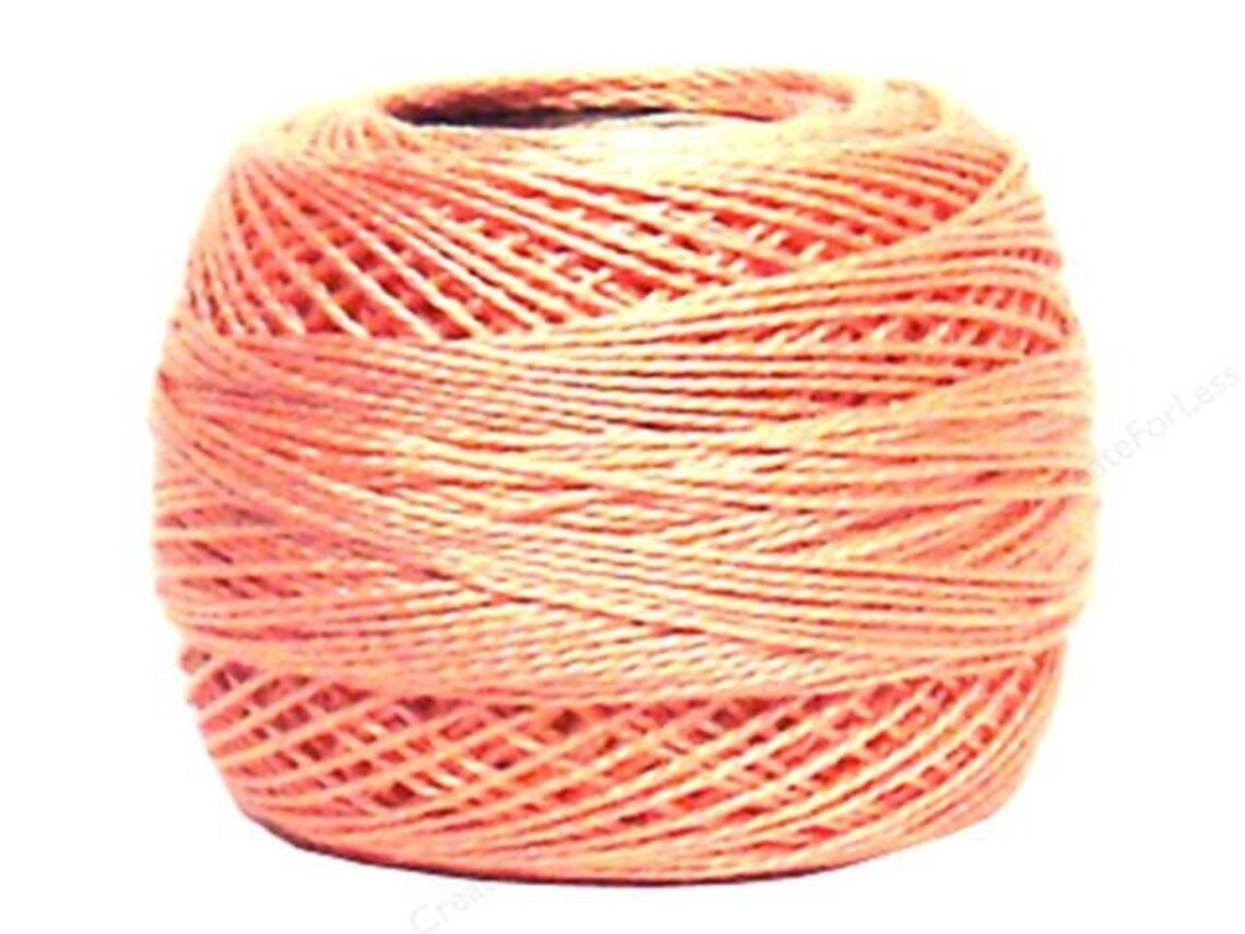 DMC 754 Perle Cotton Thread | Size 8 | Light Peach Pink - Etsy
