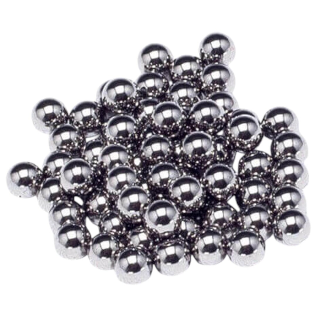 100 Pcs Stainless Steel Nail Polish Mixing Balls 4.5 Mm (3/16in) for ...