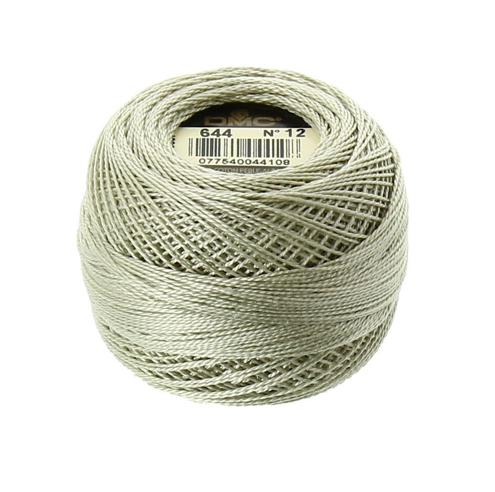 DMC 644 Perle Cotton Thread Size 12 Medium Beige Gray - Etsy UK
