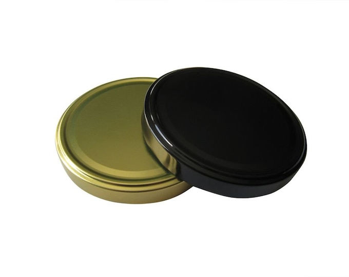 43TW Lug Lids for Glass Jar Replacement Lids 4 Lugs, Plastisol Lined ...