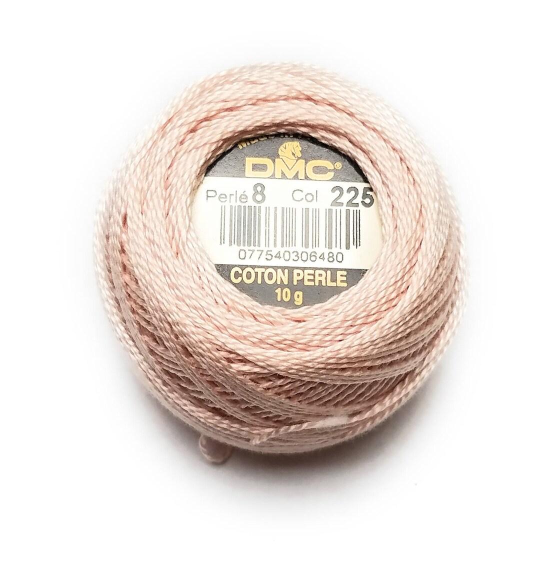 DMC 225 Perle Cotton Thread Size 8 Ultra Light Shell Pink - Etsy