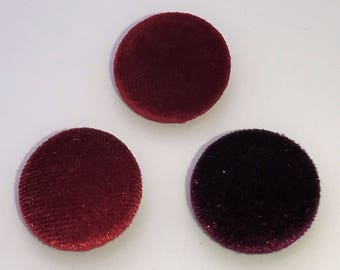 Burgundy Button - Etsy
