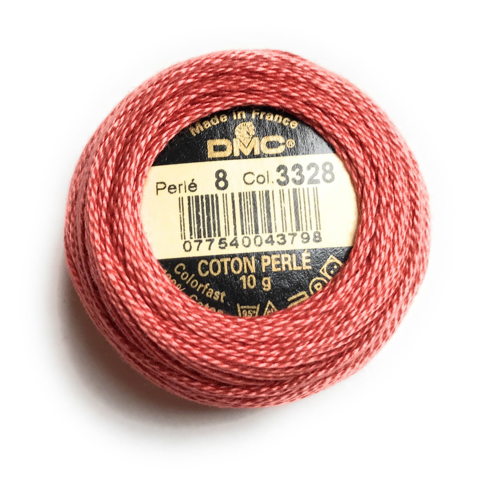 DMC 3328 Perle Cotton Thread Size 8 Dark Salmon - Etsy