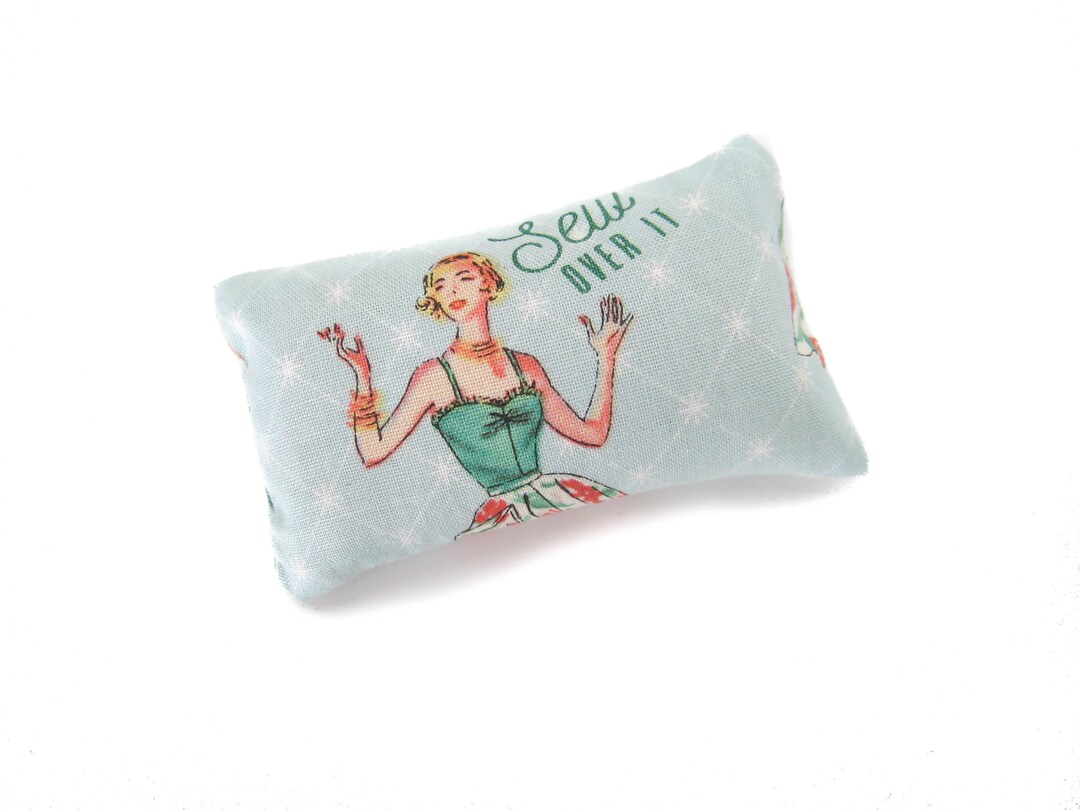 Retro Lady Emery Pincushion Filled With Emery Sand - Etsy
