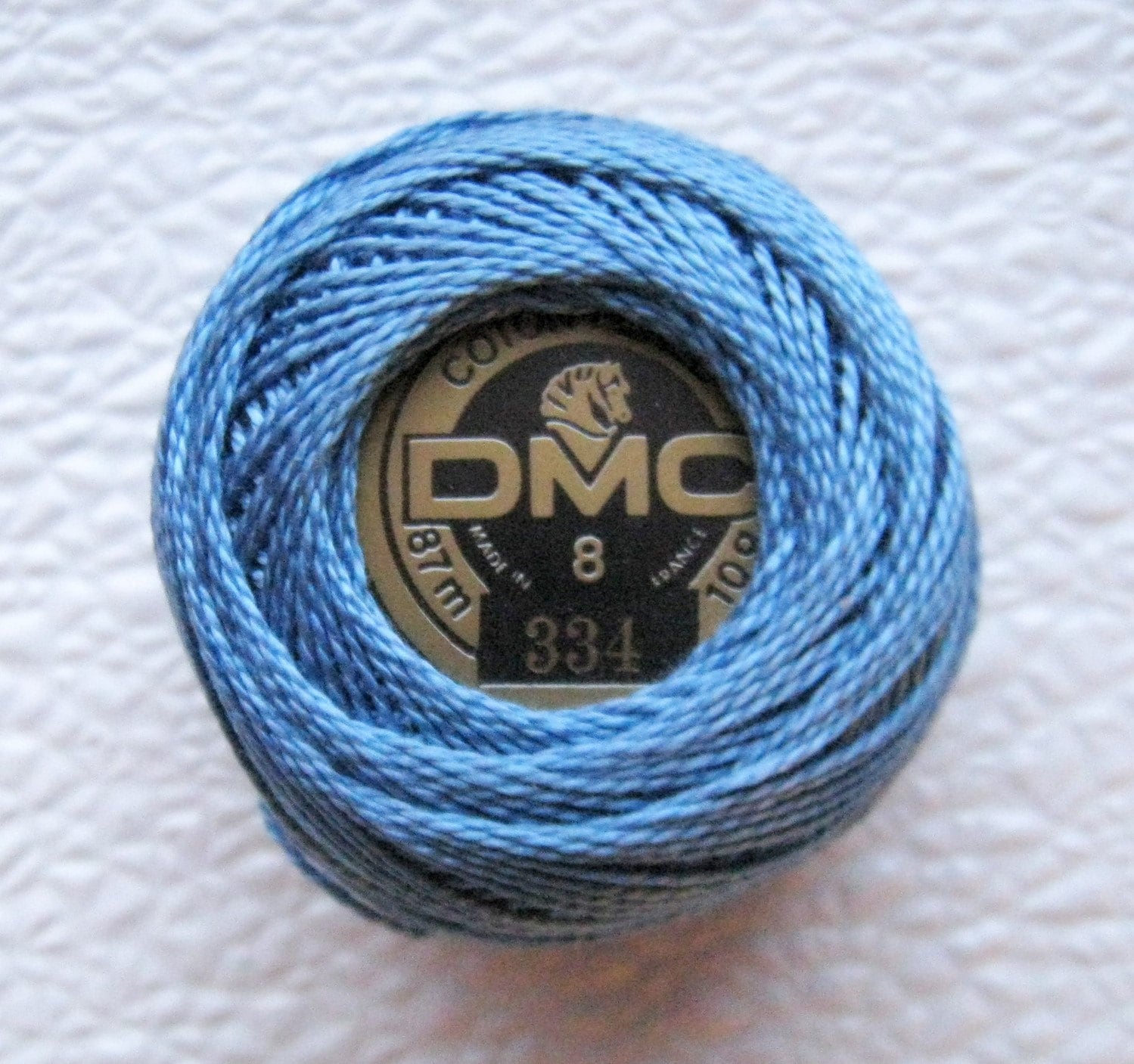 DMC 334 Perle Cotton Thread Size 8 Medium Baby Blue | Etsy