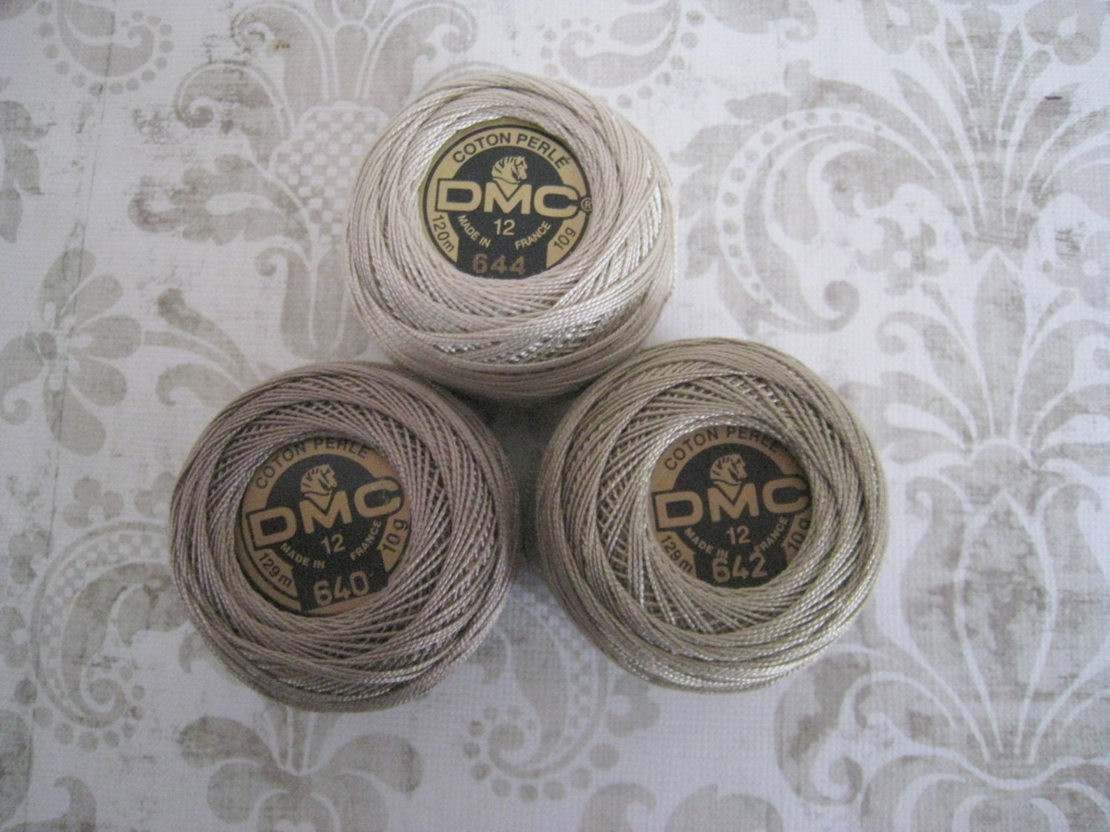 DMC 644 Perle Cotton Thread Size 12 Medium Beige Gray - Etsy
