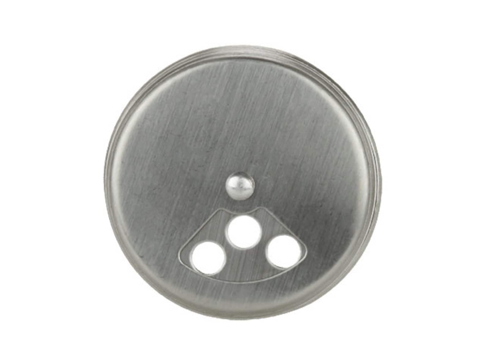 Stainless Steel Spice Dispenser Caps Lids for French Square Glass Jars ...