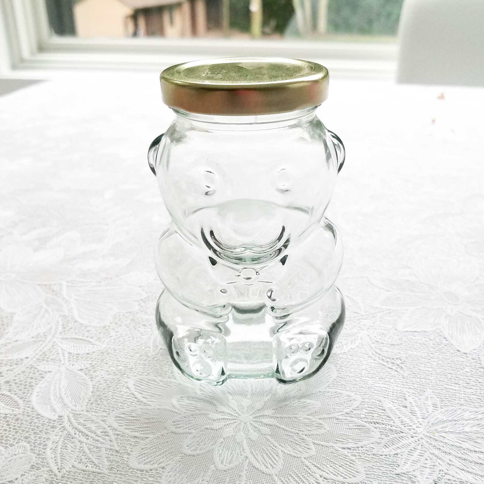 Nakpunar 12 Pcs 9 Oz Glass Bear Jars With Choice of Lid Color | Etsy