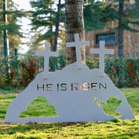 Tomb of Jesus Cardboard Cutout: Easter Stage Prop (72" Tall X 84" Wide ...