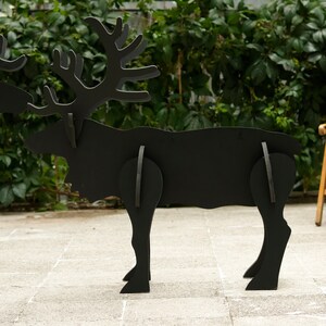 Moose Yard Display | Giant All-weather PVC Garden Decor | Large Lawn ...