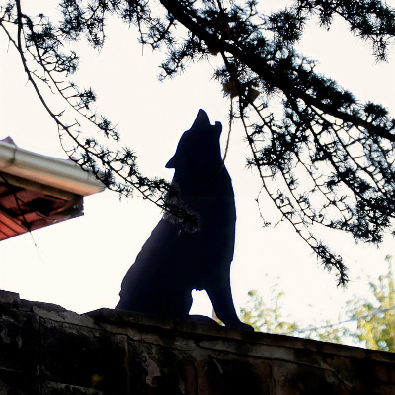 Wolf Yard Ornament - Etsy