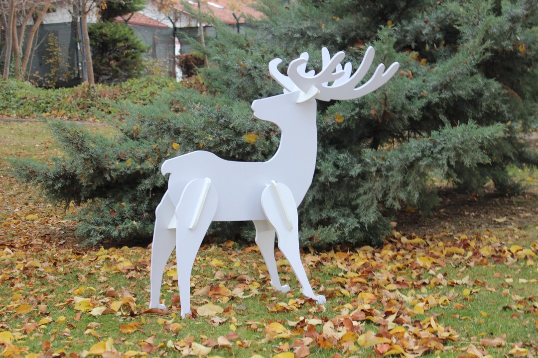 New Design Christmas Outdoor Decor, Reindeer Yard Display, All-weather ...