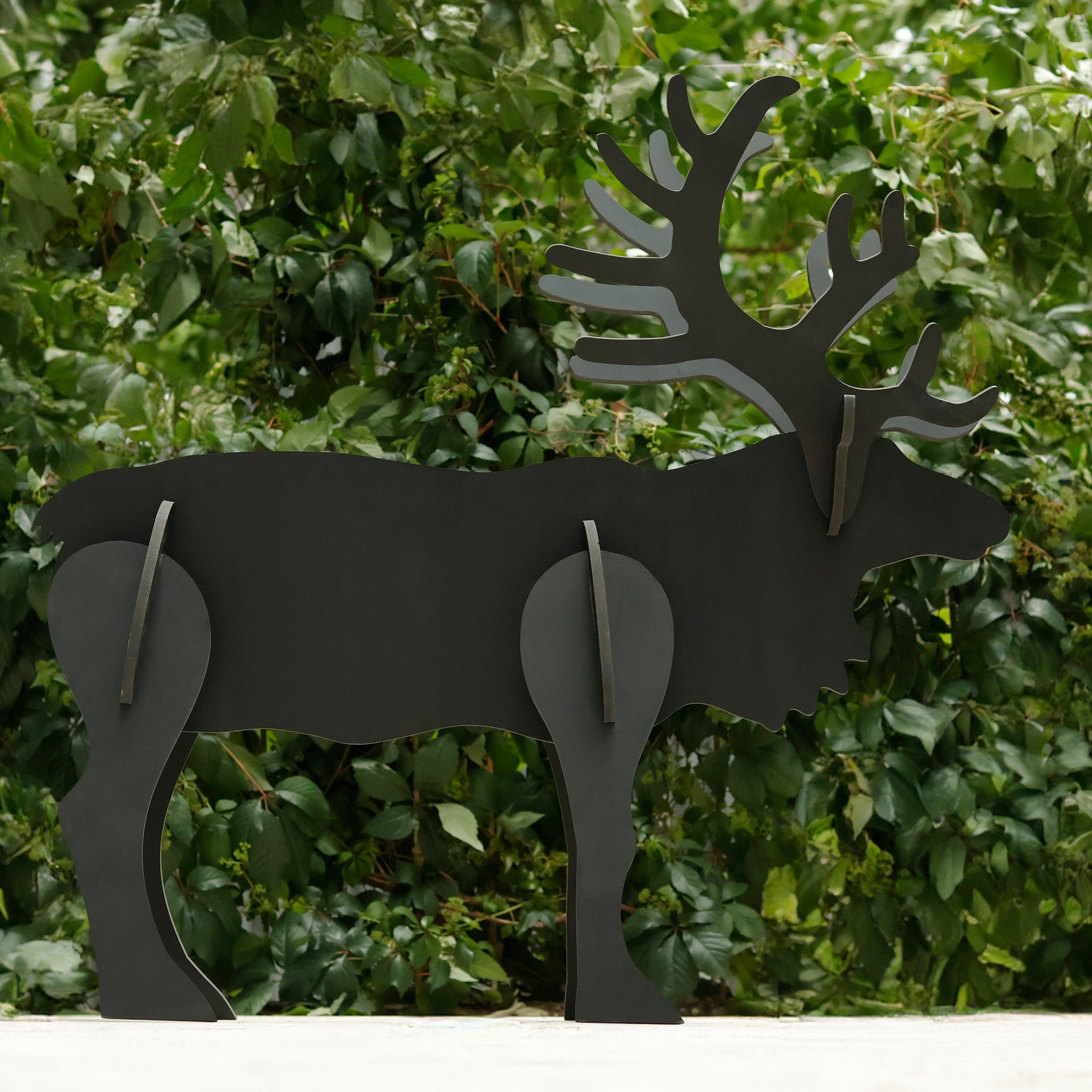 Moose Yard Display Giant All-weather PVC Garden Decor Large Lawn ...