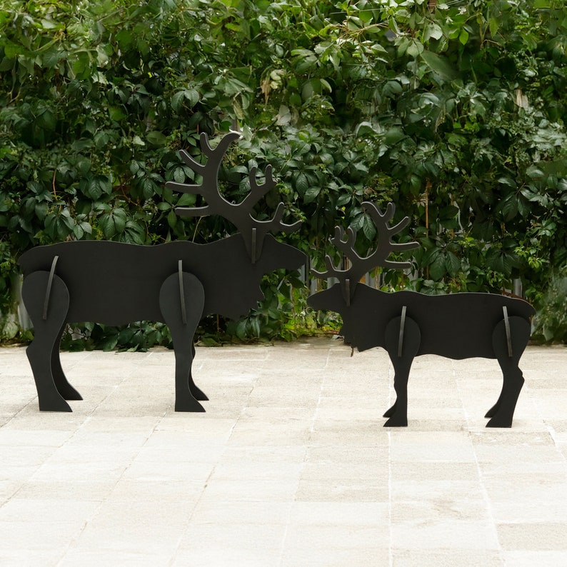 Moose Yard Display Giant All-weather PVC Garden Decor Large Lawn ...