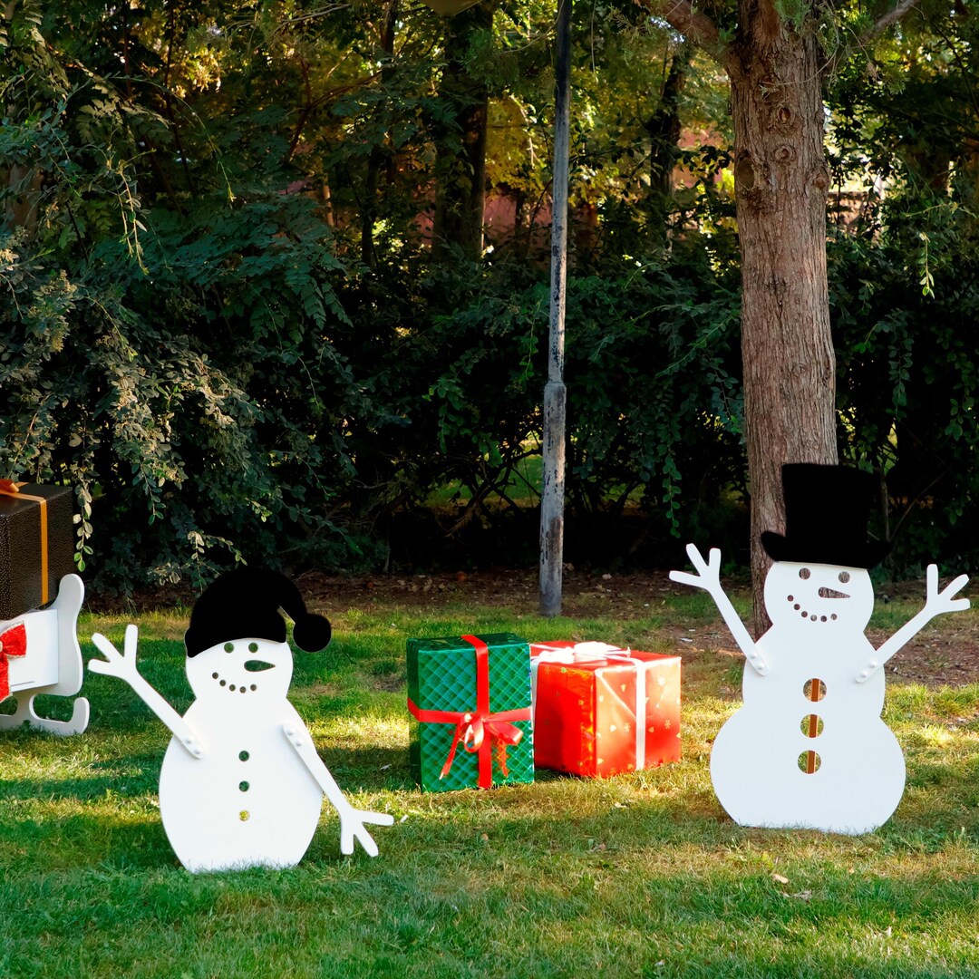 Christmas Decoration Snowman, All- Weather Yard Display, Christmas ...