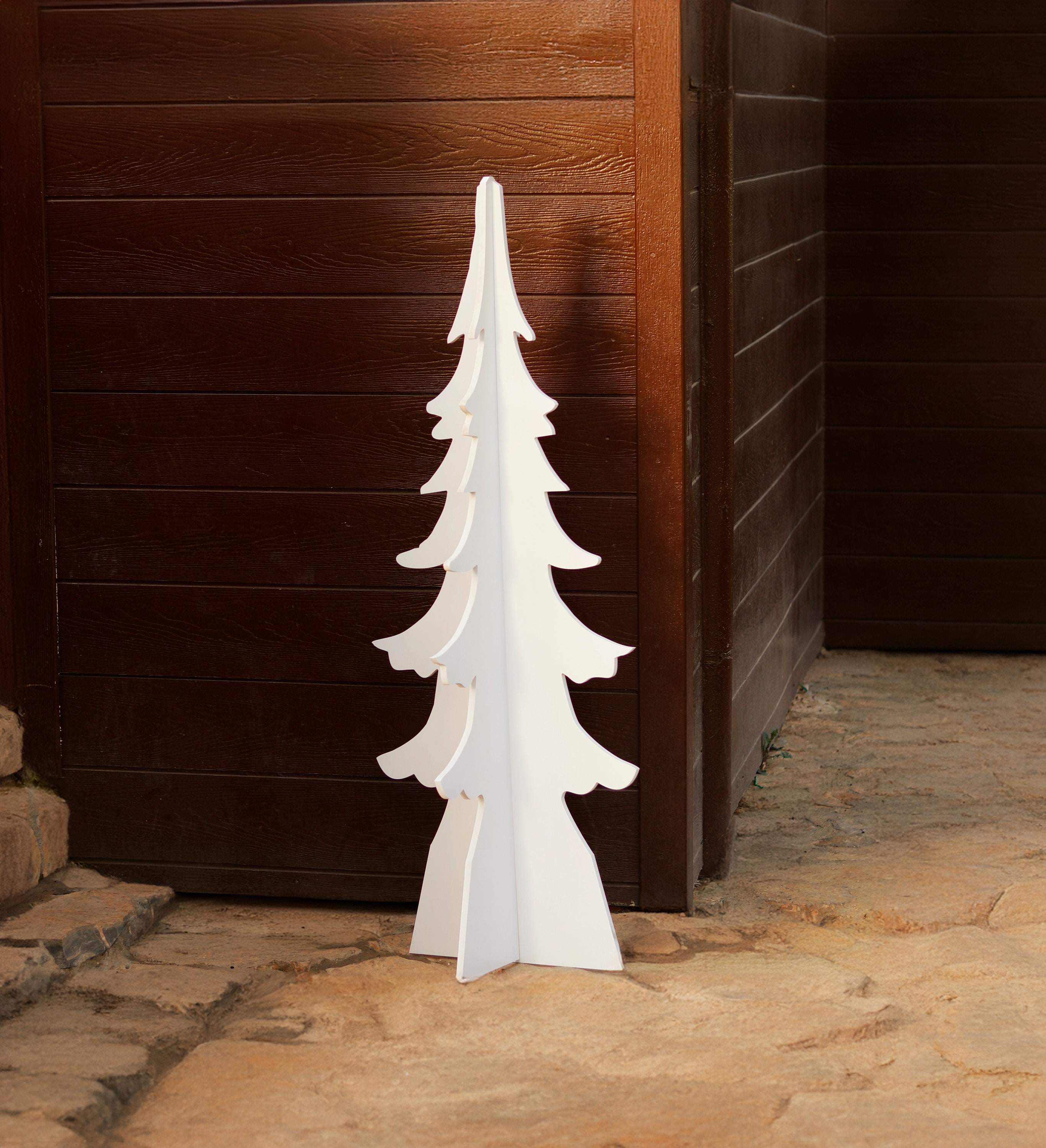 Waterproof Pinetree Yard Display, PVC Garden Decoration, 5 FT All ...