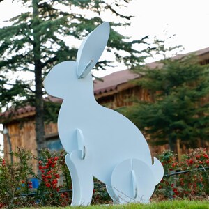 Huge 3.6 Ft Tall Rabbit Yard Display, All-weather Easter Decoration ...