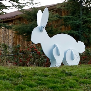 Huge 3.6 Ft Tall Rabbit Yard Display, All-weather Easter Decoration ...