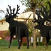 Moose Yard Display Giant All-weather PVC Garden Decor Large Lawn ...