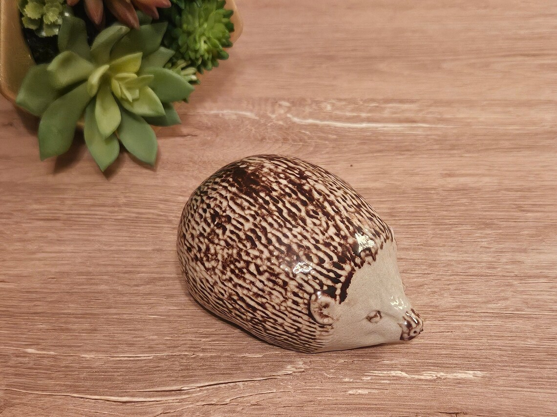 Vintage Ceramic Hedgehog Figurine Purchased in Germany 1990s - Etsy