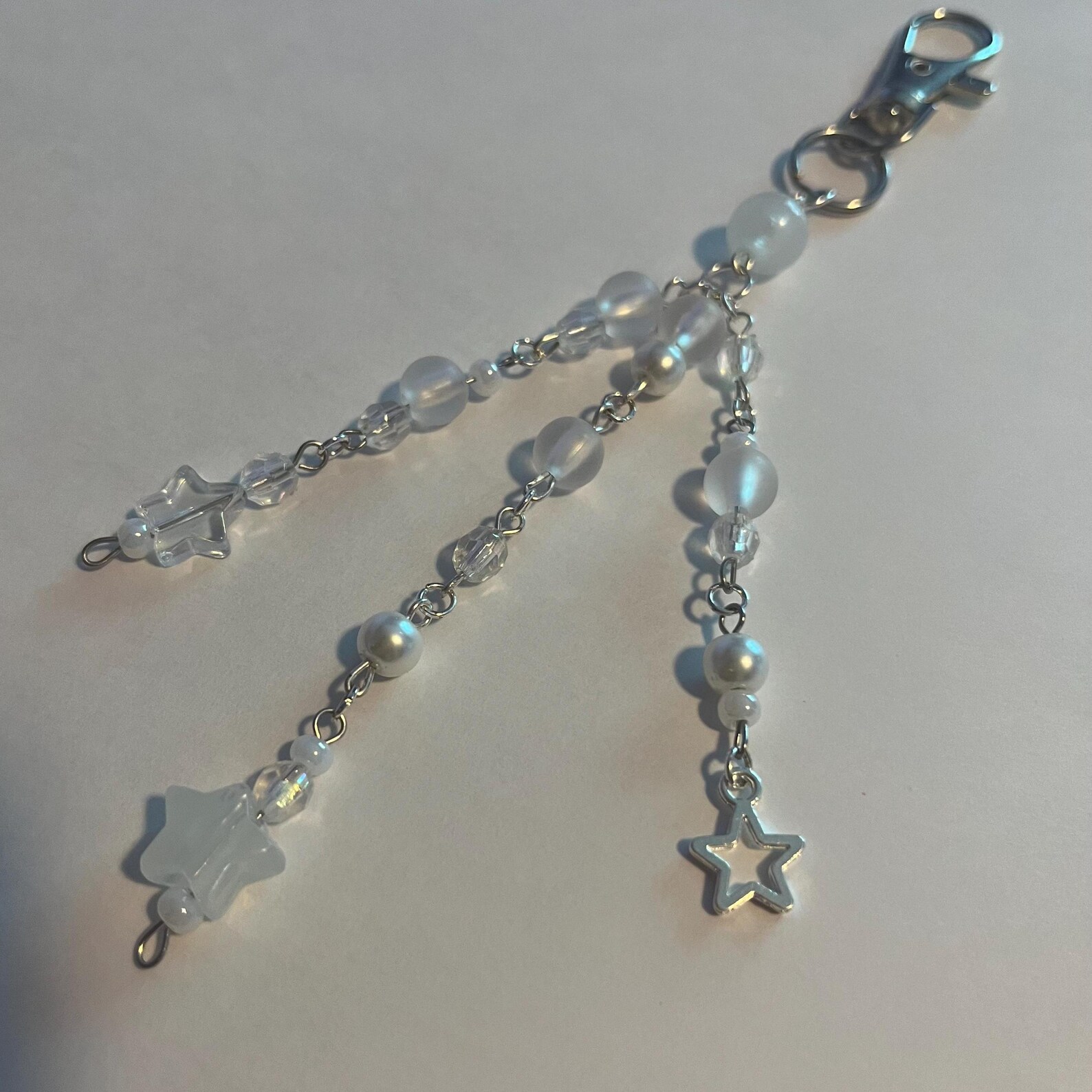 Star Y2K Keychain Aesthetic Beaded Keychain Kpop Charm Y2k Starcore ...