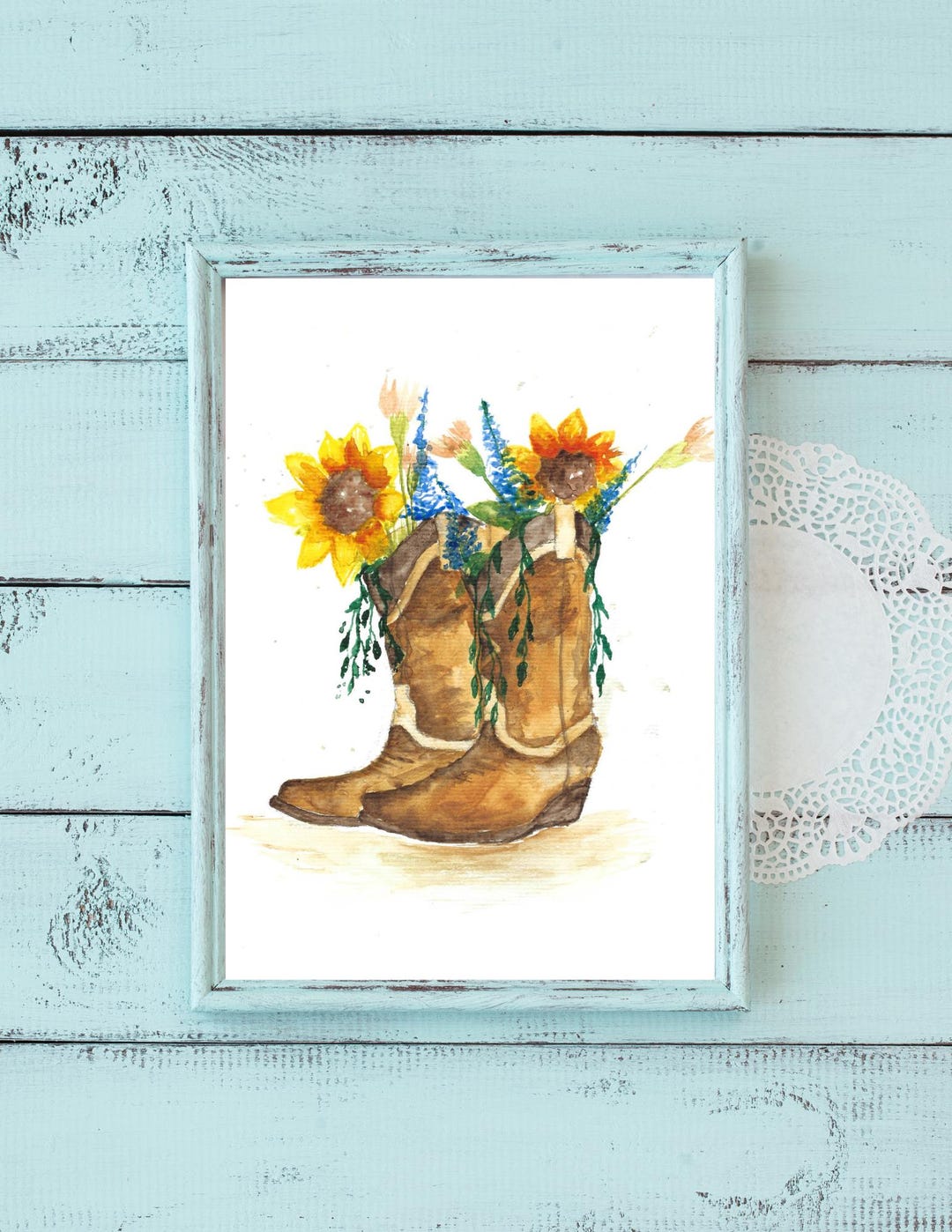 Digital Download Cowgirl Boots - Etsy