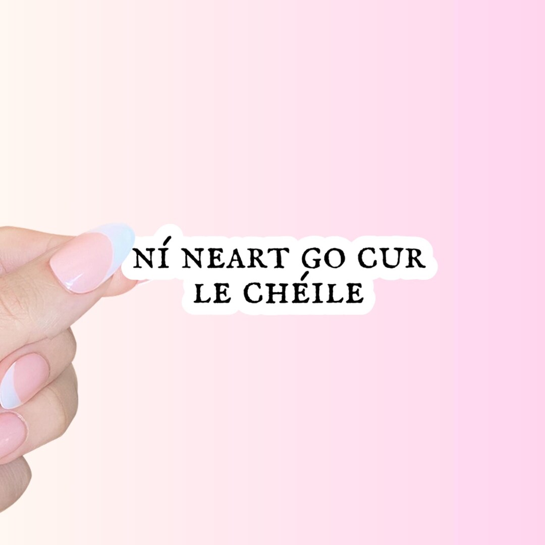 Ní Neart Go Cur Le Chéile Sticker, Gaelgeoir, Irish Language, Ireland ...
