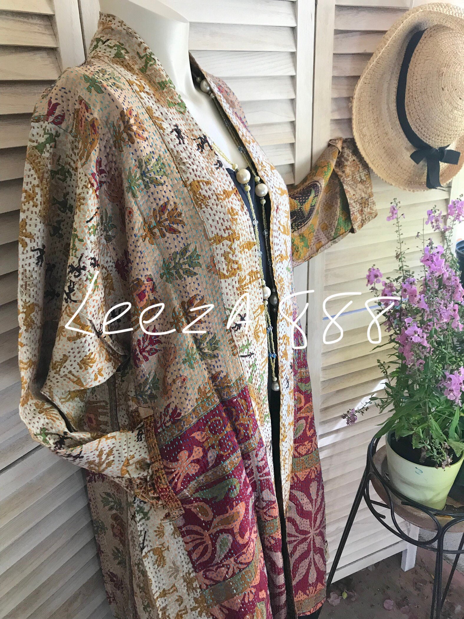 Stunning holiday silk coat