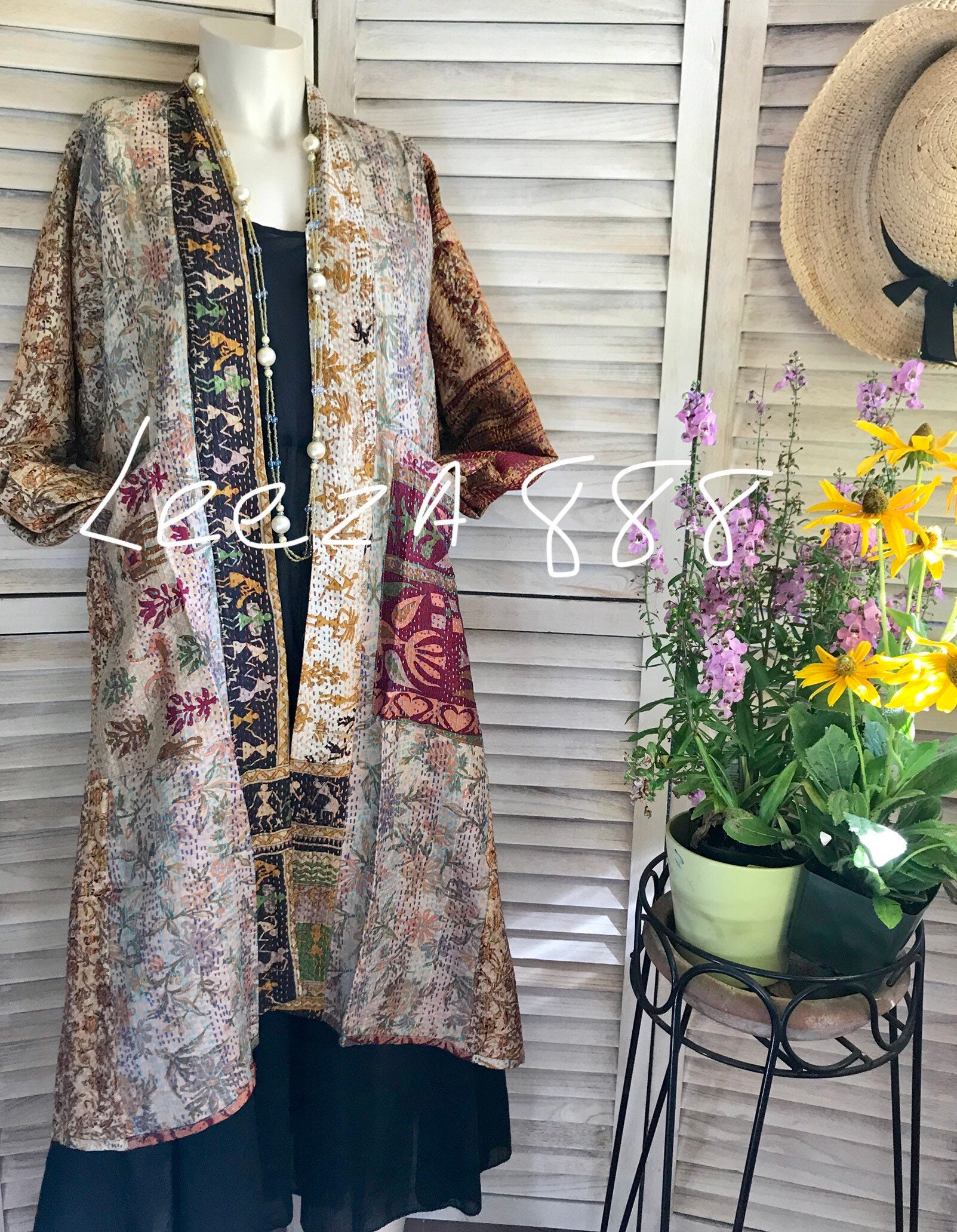 Stunning holiday silk coat