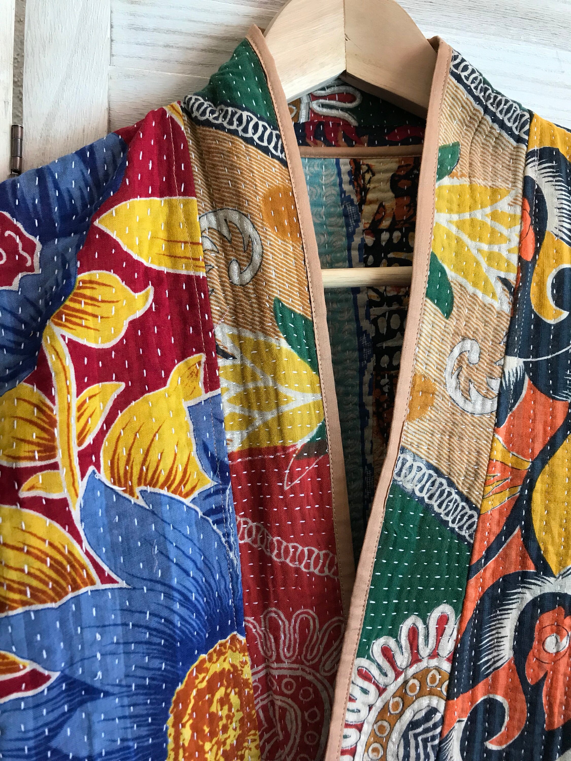 Artist reversible coat of many colors