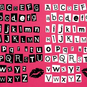 Burn Book Alphabet, Burn Book Letters, Burn Book Numbers, Cricut Cut ...