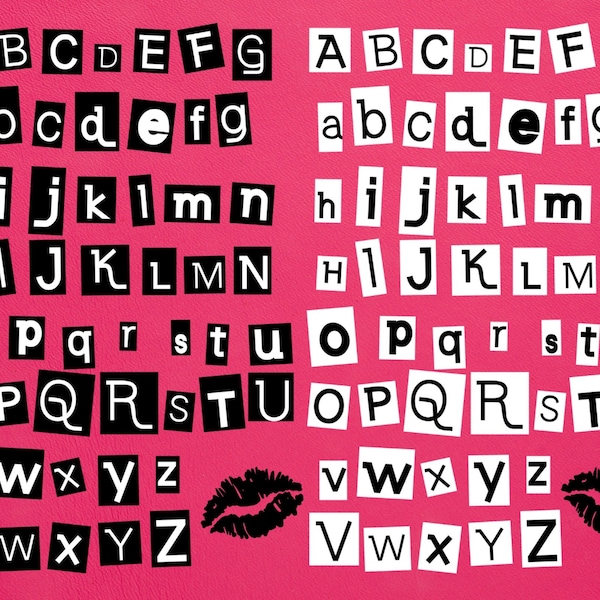 Burn Book Font Stencils - Etsy