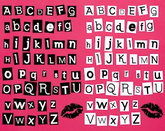 Mean Girls Alphabet SVG - Etsy