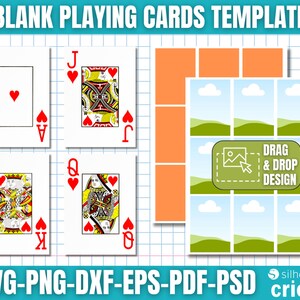 Blank Playing Card Template, Custom Playing Card, Editable Trading Card ...