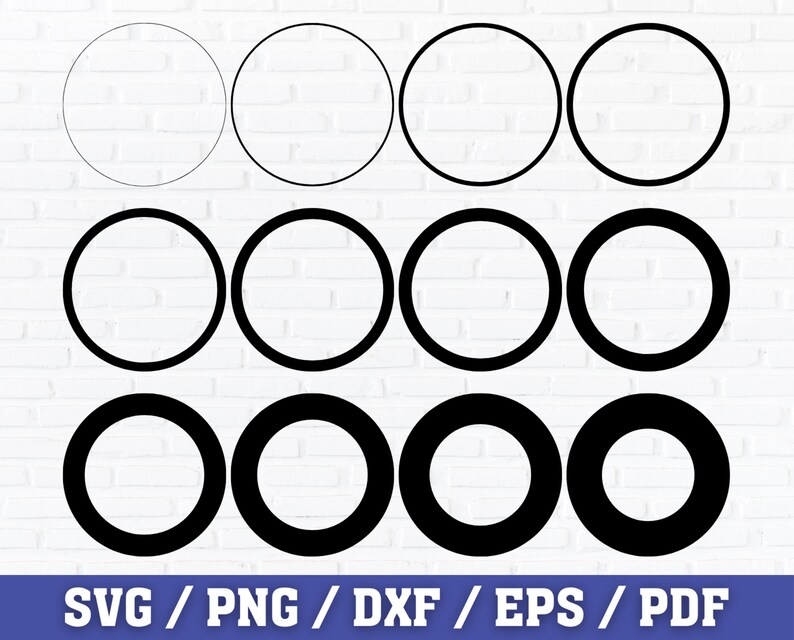 Circle Frame Svg Bundle Circle Border Svg Circle Monogram Svg Circle