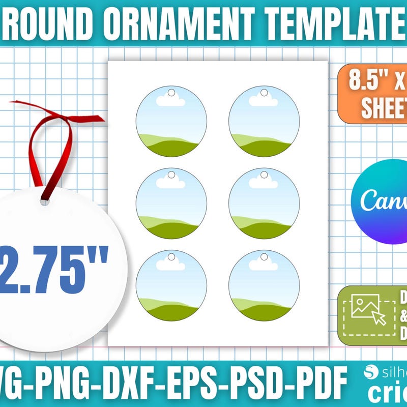 Round Ornament - Etsy