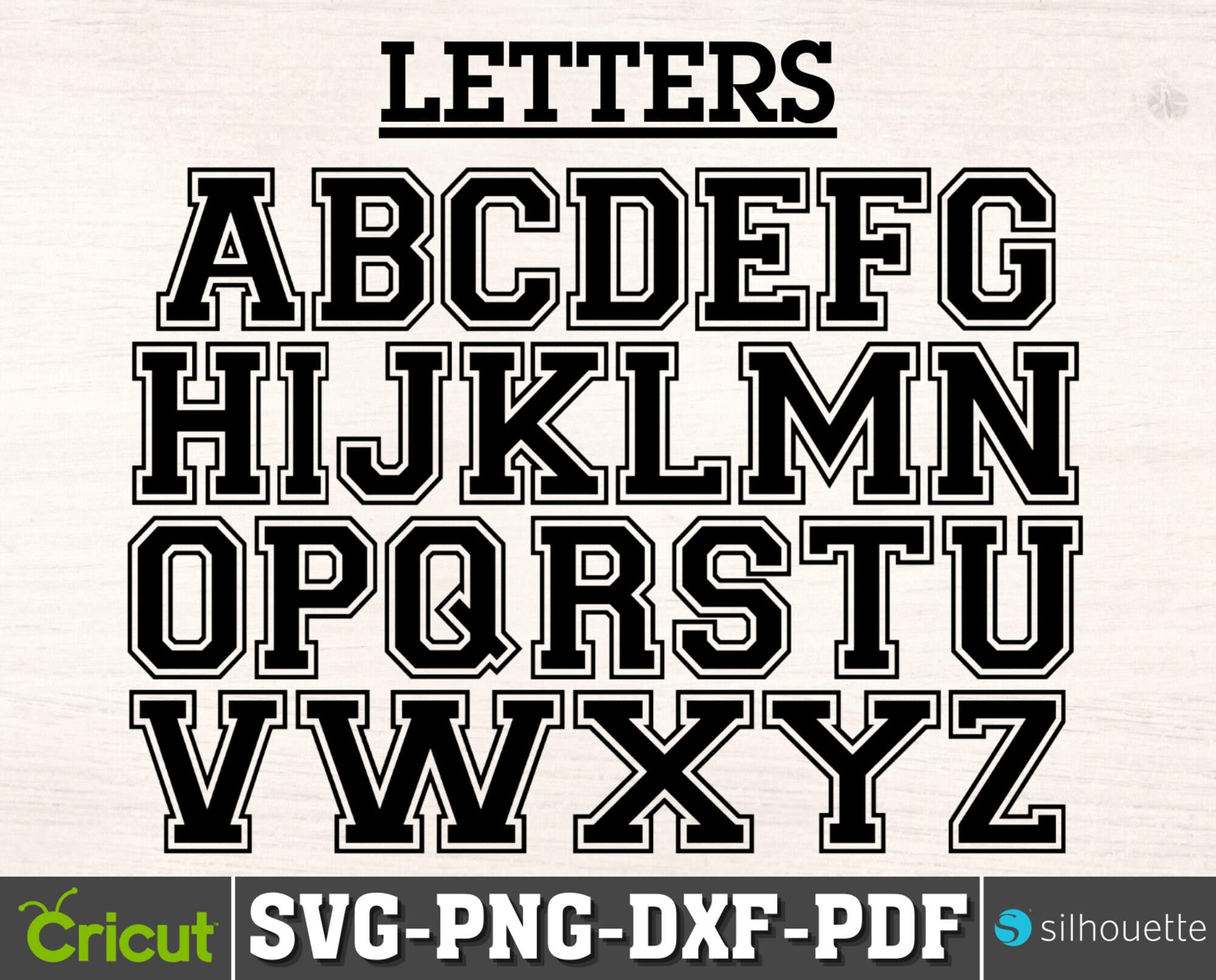 Varsity Font Svg, Sport Font Svg, College Font Svg, University Font Svg ...