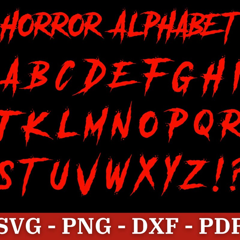 Horror Clipart - Etsy