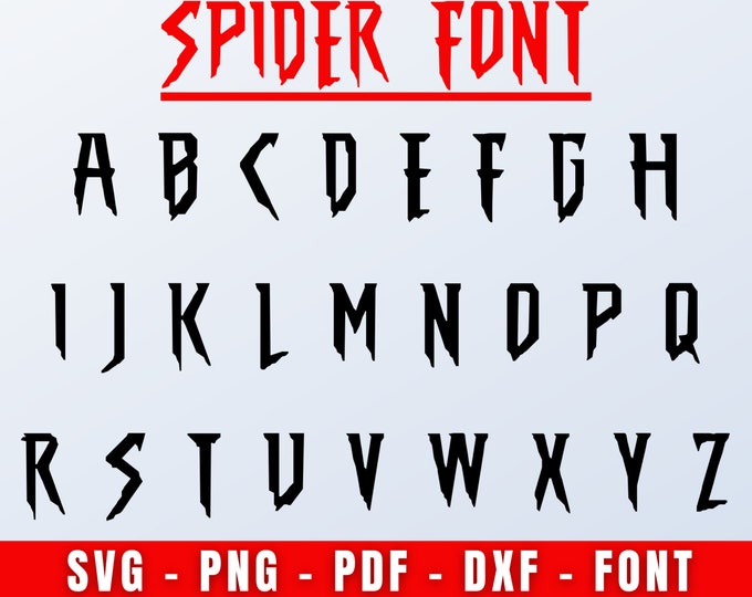 Spiderman Letters Svg Spiderman Numbers Svg Spiderman Font - Etsy Canada