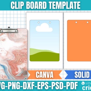 Clipboard Template, Clipboard Mockup, Clipboard Svg, Custom Clipboard ...