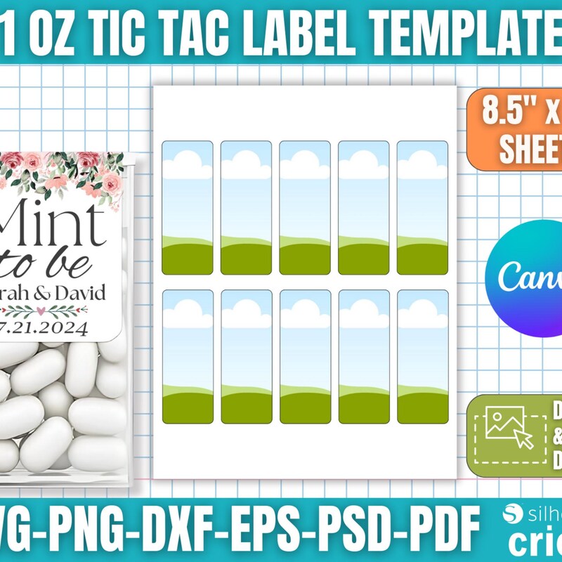 Tic Tac Stickers - Etsy